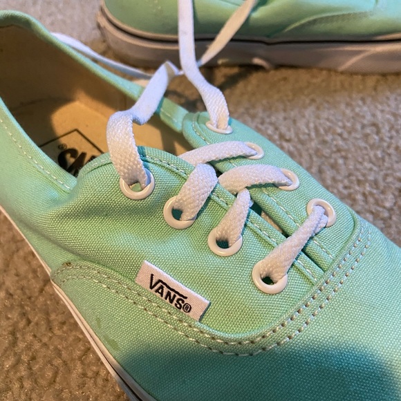 Vans | Shoes | Mint Green Vans | Poshmark